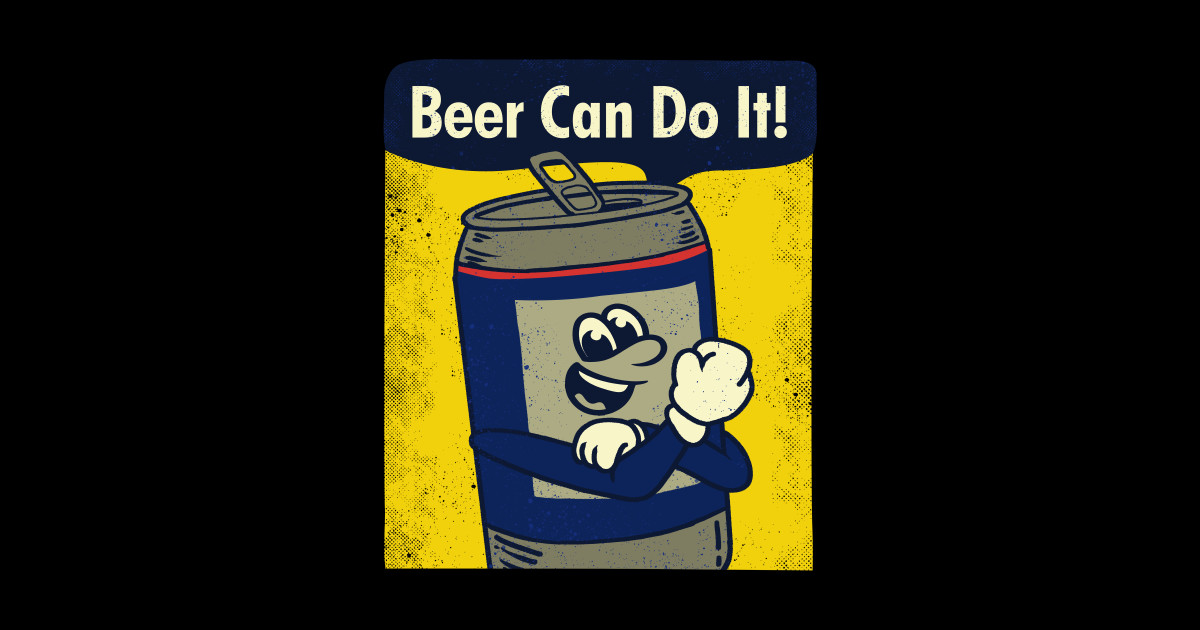 Beer can - Beer Lovers - Sticker | TeePublic