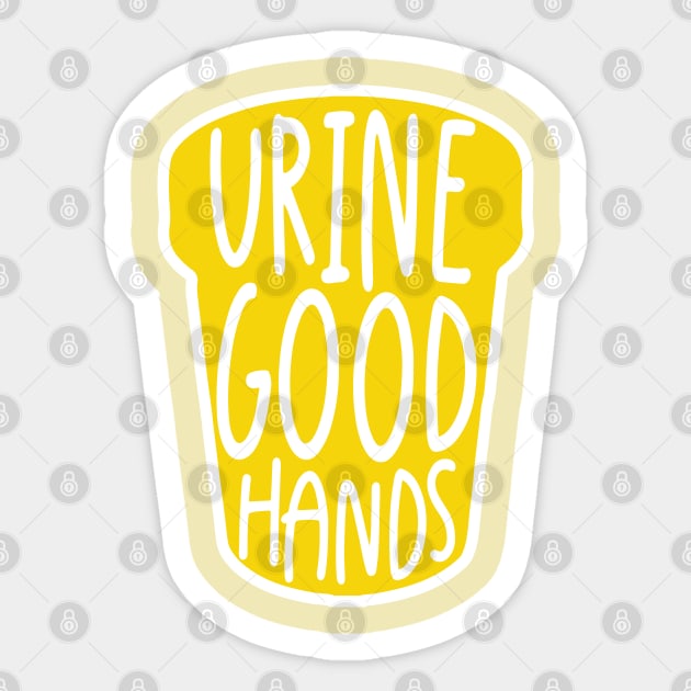 urine good hands - Kidney - Sticker | TeePublic