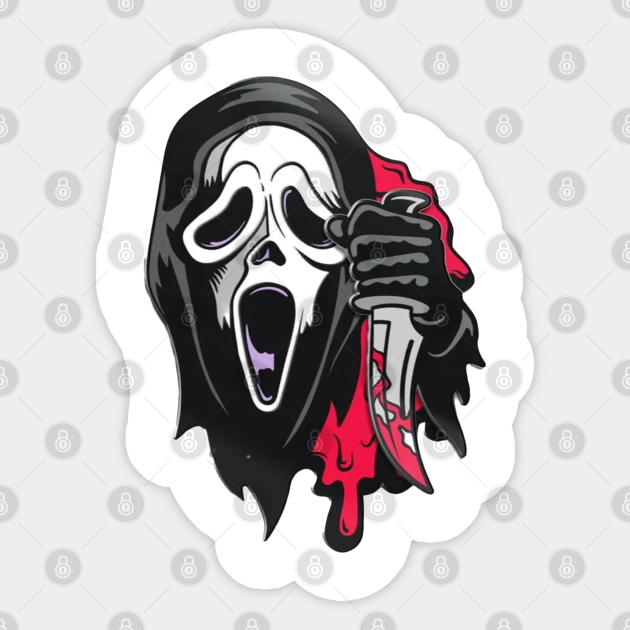ghost face - Ghost - Sticker | TeePublic