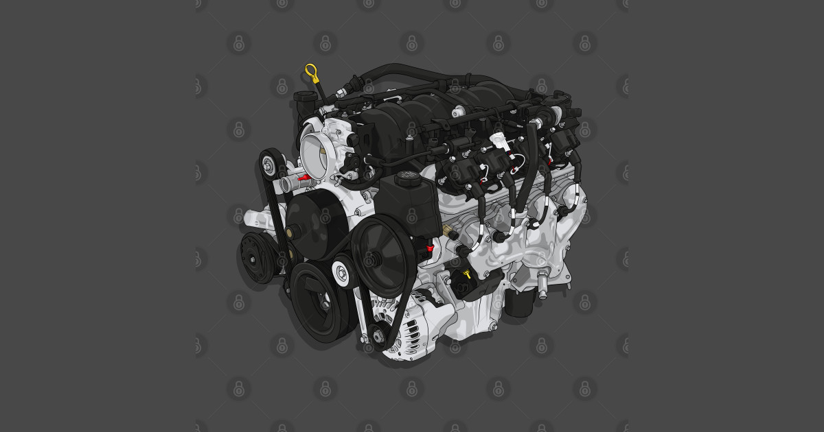 LS1 V8 engine - Ls1 - T-Shirt | TeePublic