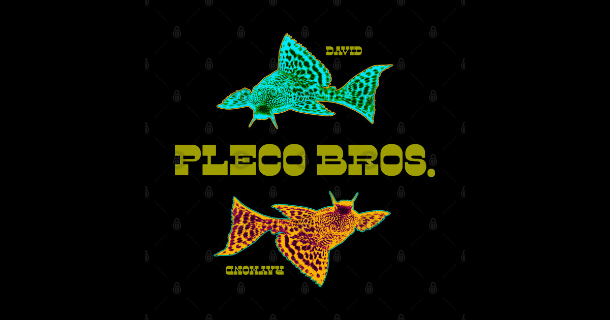 Pleco Bros. - Pleco - Sticker | TeePublic