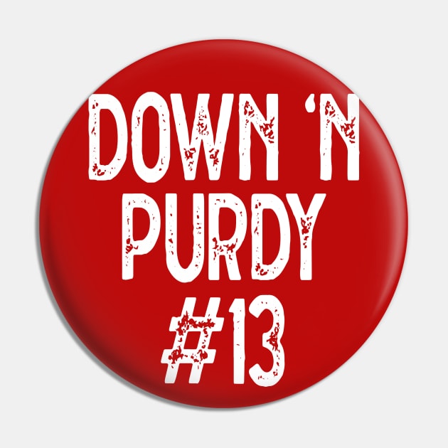 Down 'N Purdy #13 Brock Purdy American Football Quarterback - Down N ...