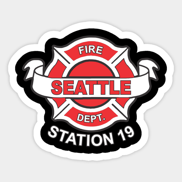 seattle fire merch - Tv Series - Sticker | TeePublic
