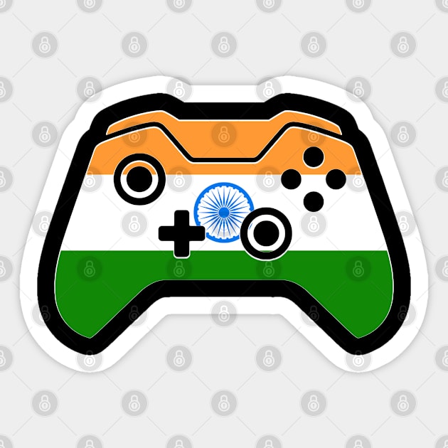 GAME CONTROLLER - India flag - India Flag Indian Video Gamer Gaming ...