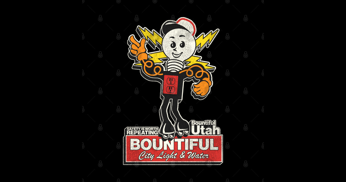 Bountiful Utah City Light & Water Reddy Kilowatt Sign - Reddy Kilowatt ...