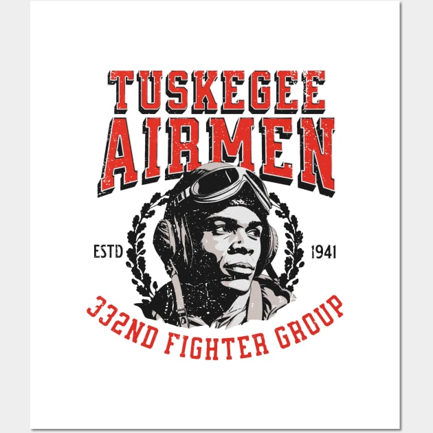 Tuskegee Airmen Red Tails Vintage WW2 - Tuskegee Airmen - Posters and ...