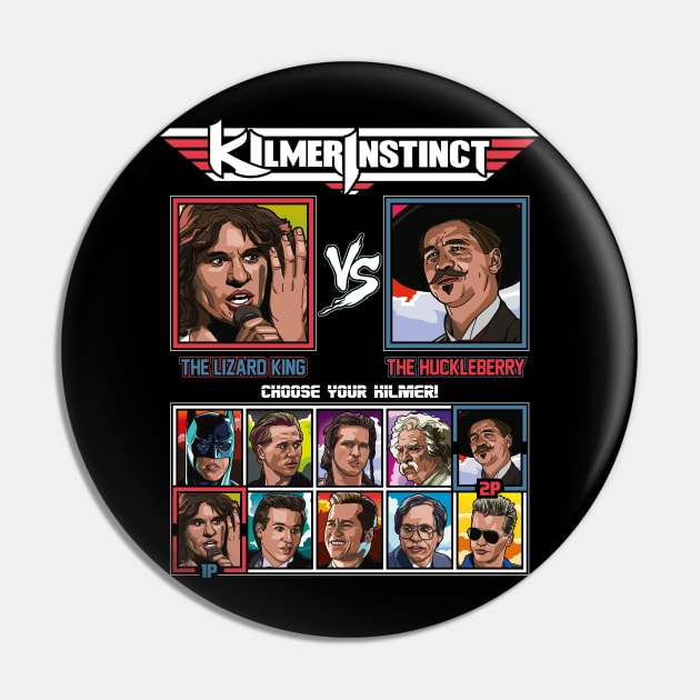 Val Kilmer Huckleberry - Tombstone - Pin | TeePublic