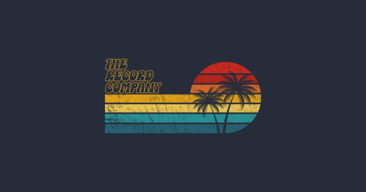 the record company \\\ sunset retro - The Record Company - T-Shirt ...