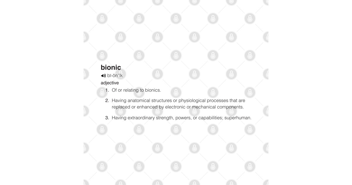 Bionic Definition in Black - Amputee - T-Shirt | TeePublic