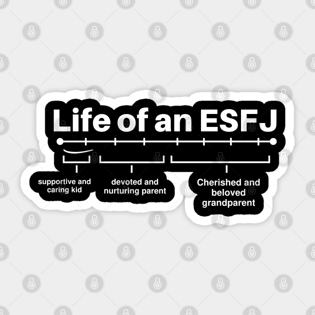 ESFJ Personality Funny Extrovert ESFJ Memes for Life - Esfj - Sticker ...