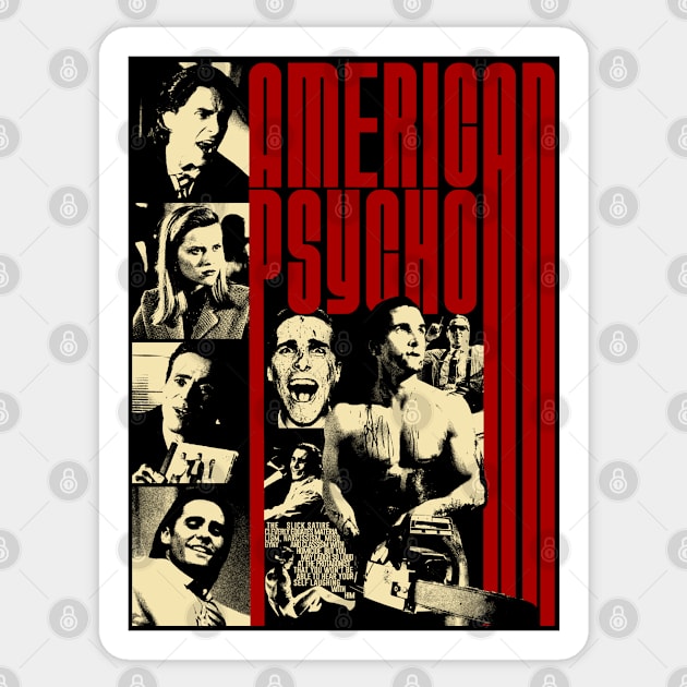 American Psycho Movie - American Psycho - Sticker | TeePublic