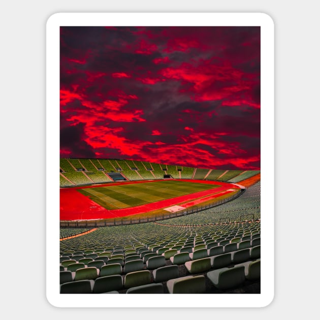 Soccer Stadium - Soccer - Sticker | TeePublic