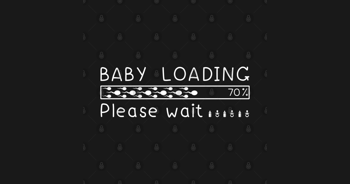 Baby Loading Please Wait - Pregnancy Announcement - T-Shirt | TeePublic