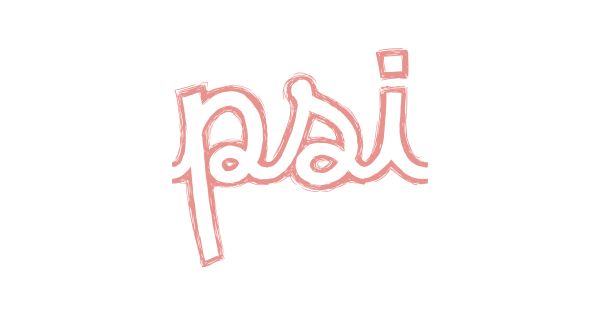 Psi Cursive Greek Letter - Panhel - T-Shirt | TeePublic