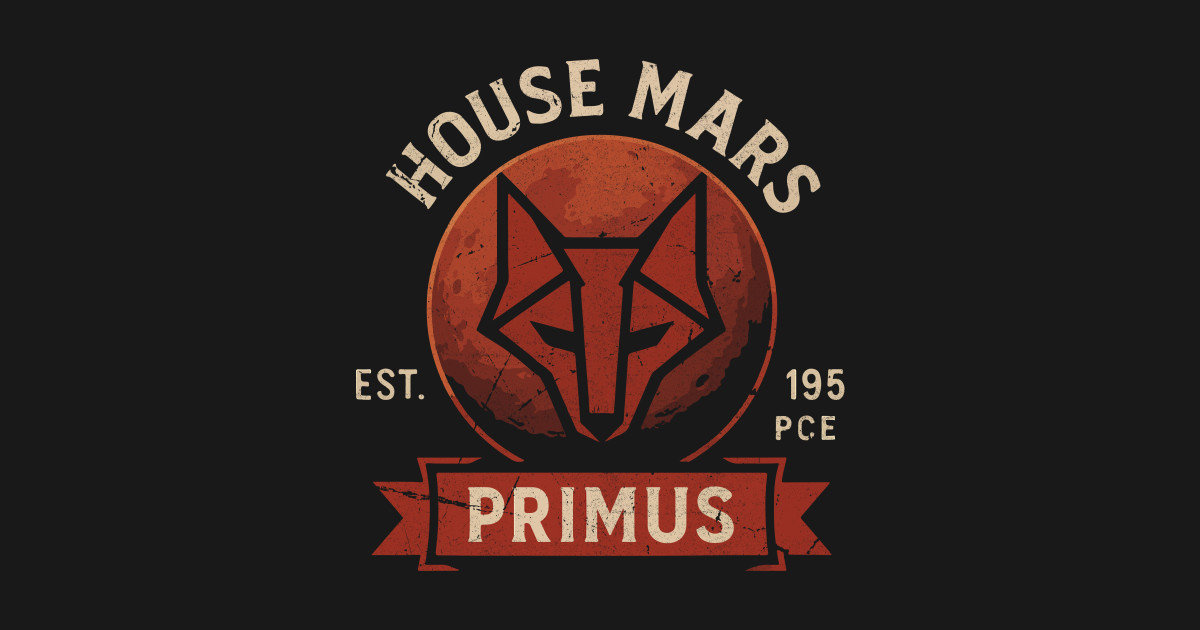 House Mars Emblem Red Rising Saga - Red Rising - T-Shirt | TeePublic