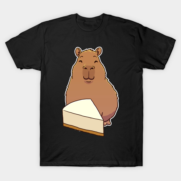 Capybara Cheese Cake Slice - Capybara Lover - T-Shirt | TeePublic