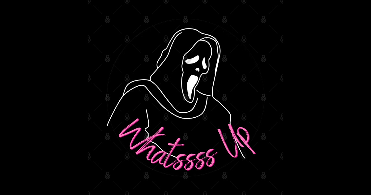 ghost face - Scary Movie - Sticker | TeePublic