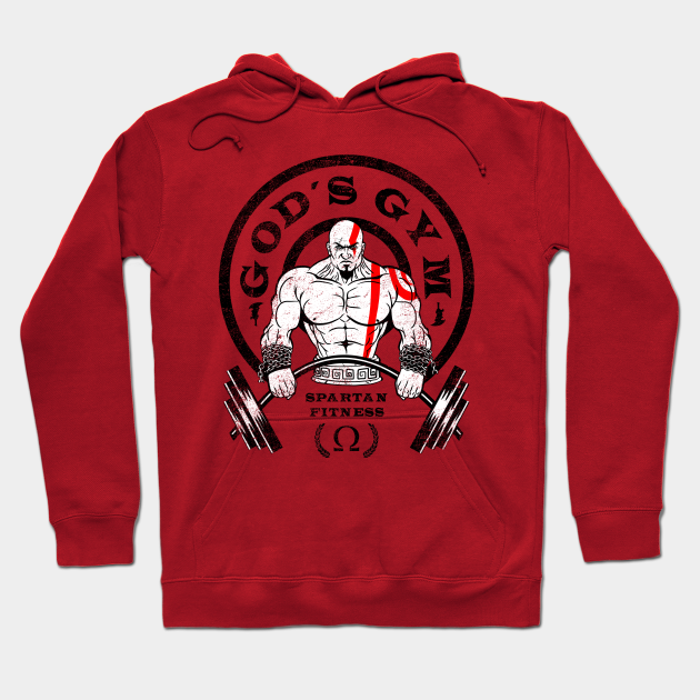 God's Gym - Training - Hoodie | TeePublic