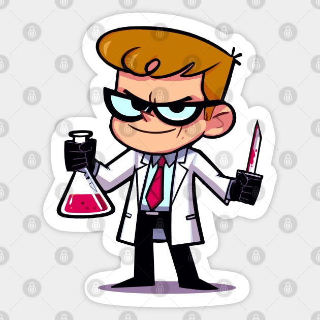 dexter's killer laboratory - Dexter Morgan - Sticker | TeePublic