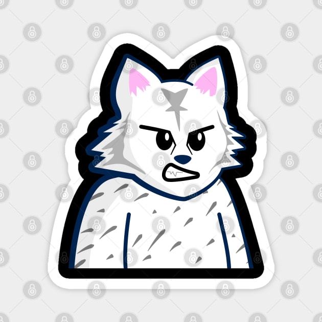 Angry wolf | angry | animal | feral | teeth | anger - Angry - Magnet ...