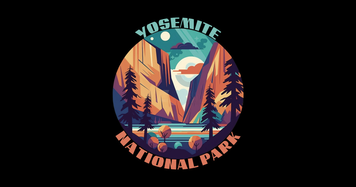 Yosemite National Park - Yosemite - Sticker | TeePublic