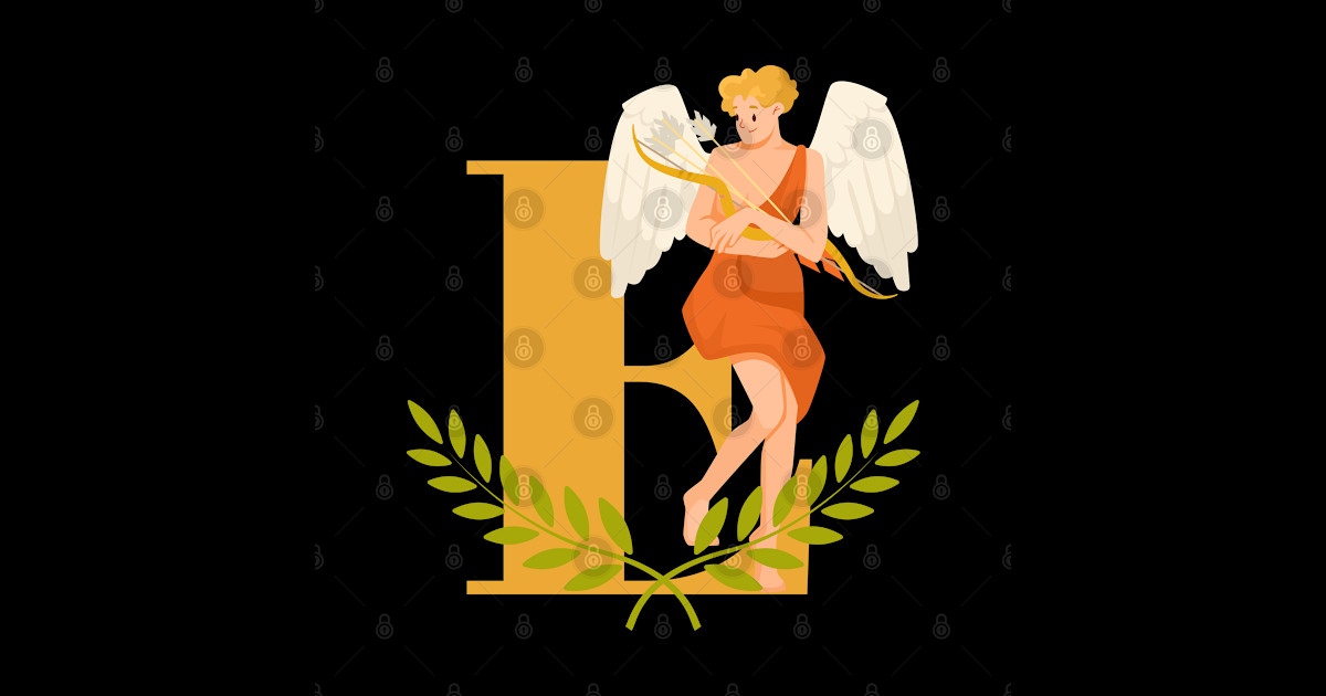 Embrace the arrows of love - Eros guides the heart - Eros - Sticker ...