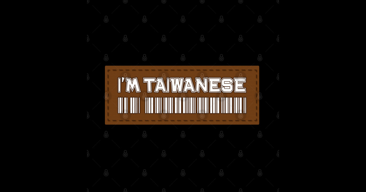 I'm Taiwanese barcode - Taiwan - Sticker | TeePublic