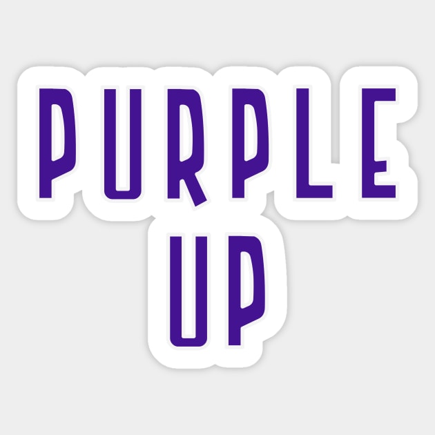 Purple Up Day - Month Of The Military Children - Sticker | TeePublic