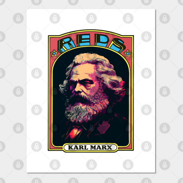 Karl Marx - Retro Communist Trading Card - Karl Marx - Posters and Art ...