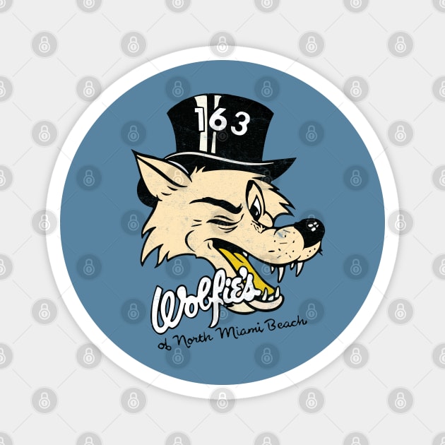 Wolfie's North Miami Beach - Retro 70s Aesthetic - Wolfies - Magnet ...