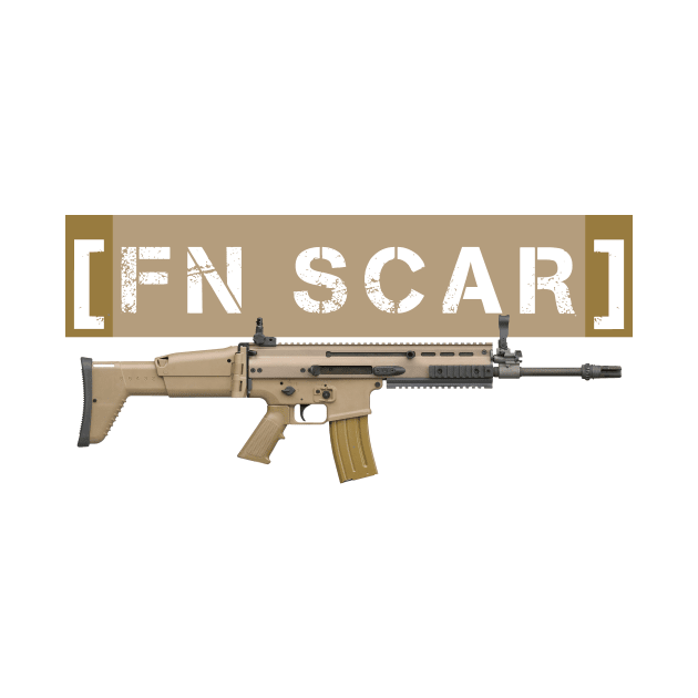 Assault Rifle FN SCAR - Assault Rifle - T-Shirt | TeePublic