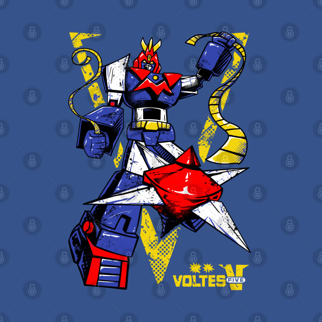Voltes V Cartoons T Shirt Teepublic