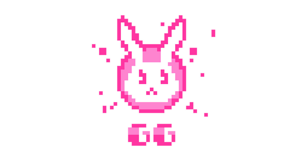 D.va Pixel Bunny - Dva - T-Shirt | TeePublic