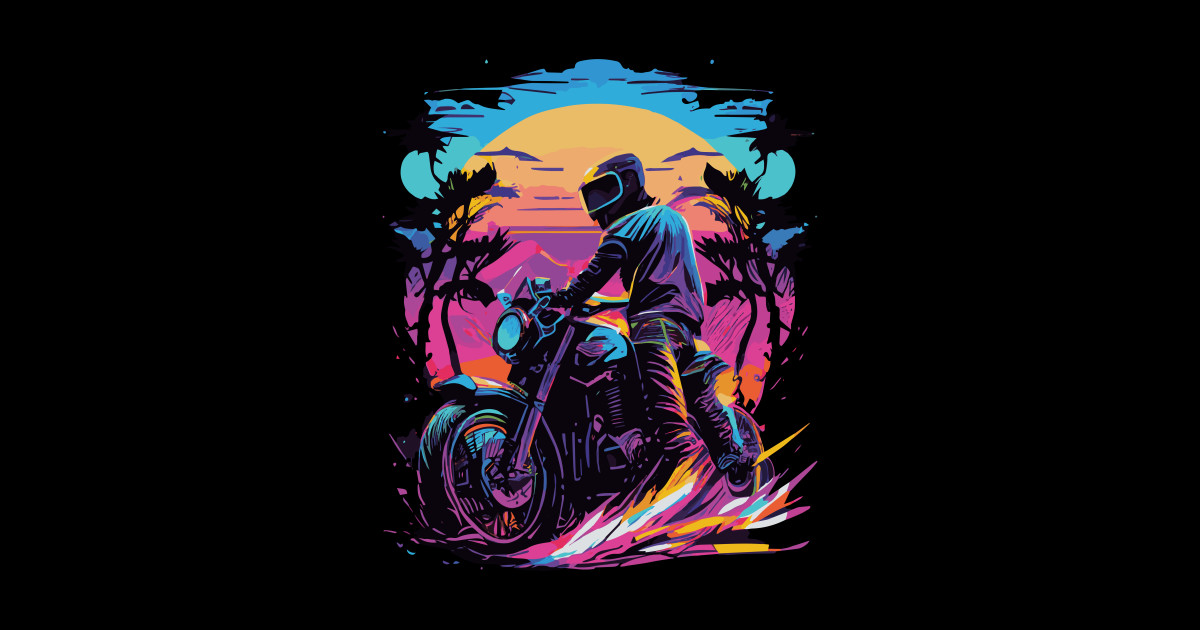 motorcycle ride - Motorcycle - Sticker | TeePublic