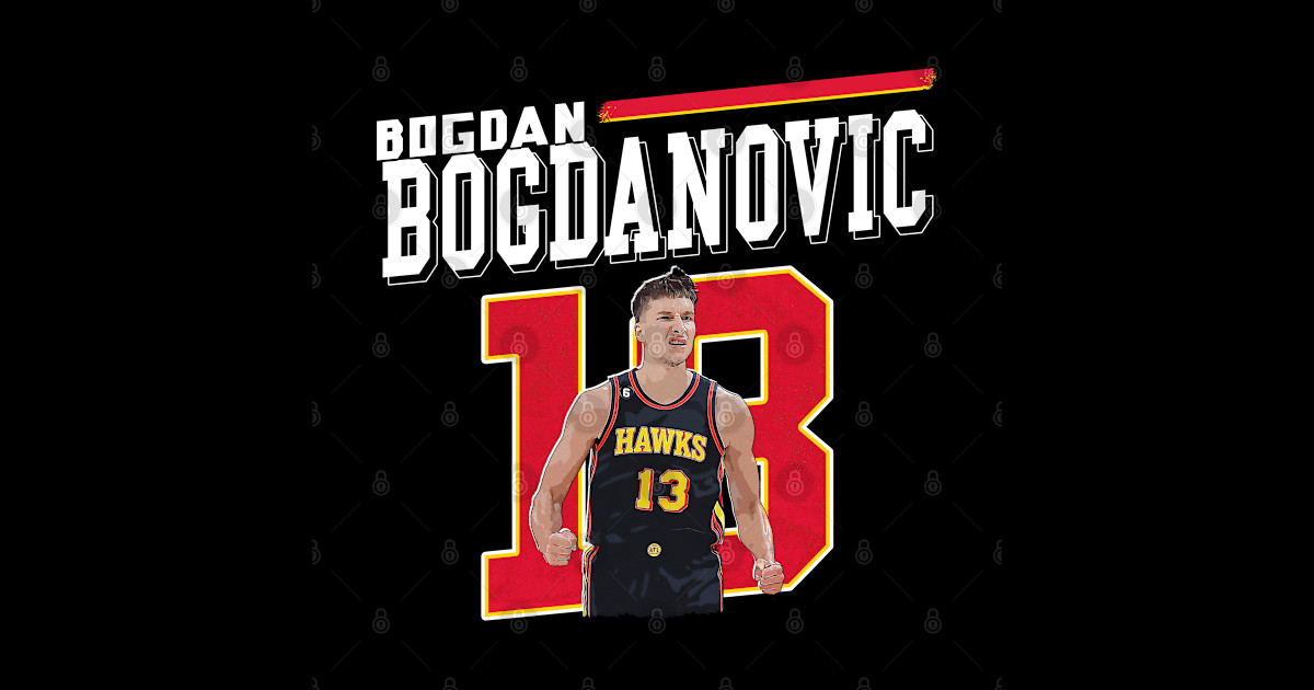 Bogdan Bogdanovic - Basketball Player - Sticker | TeePublic