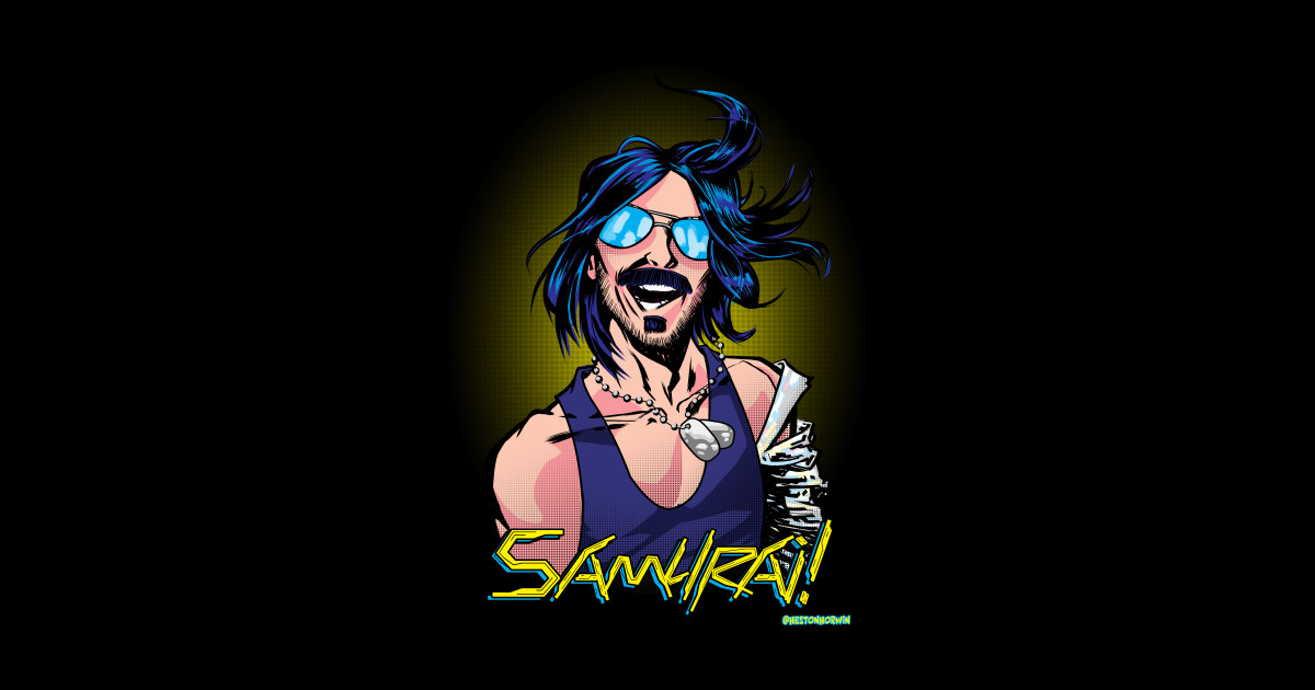 Samurai Cyberpunk 2077 - Cyberpunk 2077 - Sticker | TeePublic