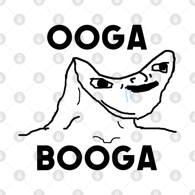 Ooga Booga Brainlet Meme - Meme - T-Shirt | TeePublic