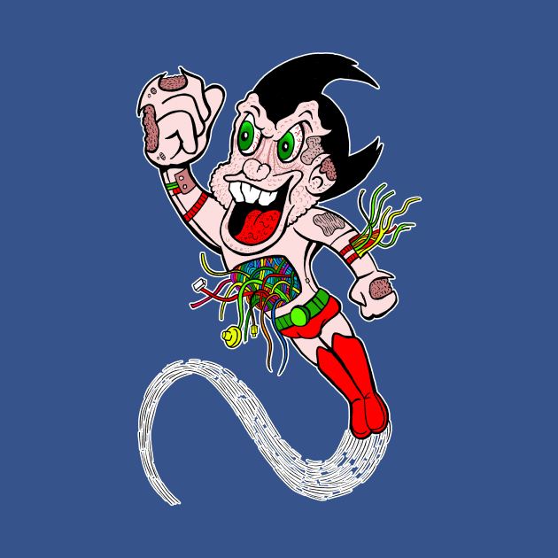 Astro Zombie Boy - Saturday Morning Cartoons - T-Shirt | TeePublic