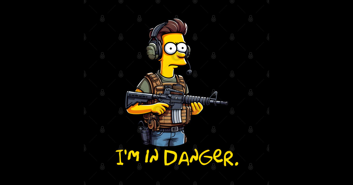 Tactical Yellow People - Simpson - Sticker | TeePublic