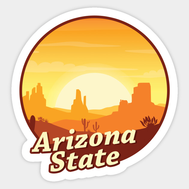 Arizona State - Arizona State - Sticker | TeePublic