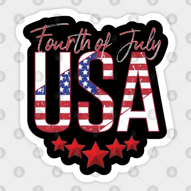 July 4th - July 4th Independence Day - Sticker | TeePublic