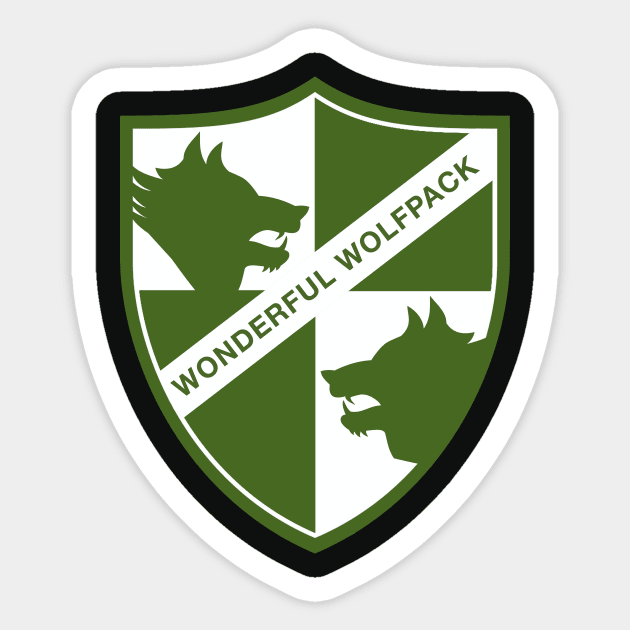 Wonderful Wolfpack - School Spirit - Sticker | TeePublic