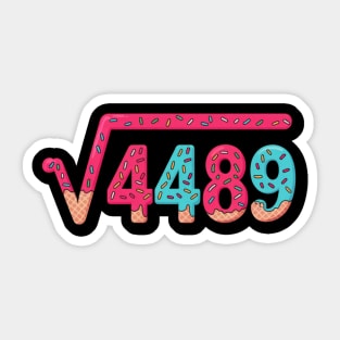 Square Root 4489 Halloween Stickers for Sale | TeePublic