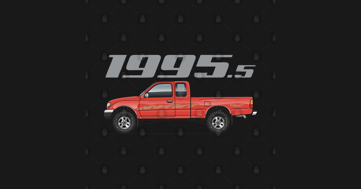 1995.5-Cardinal Red - 1995 Tacoma Truck - T-Shirt | TeePublic