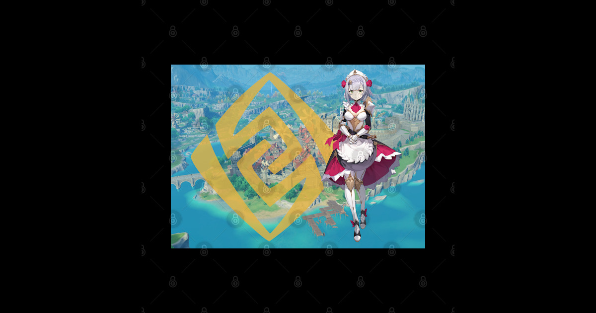 Noelle - Genshin Impact - Genshin - Sticker | TeePublic
