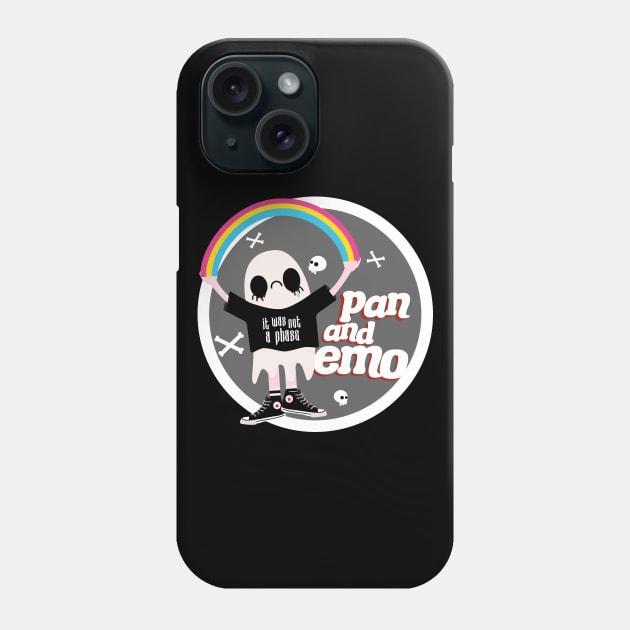Pan and Emo Badge - Emo And Pan - Phone Case | TeePublic