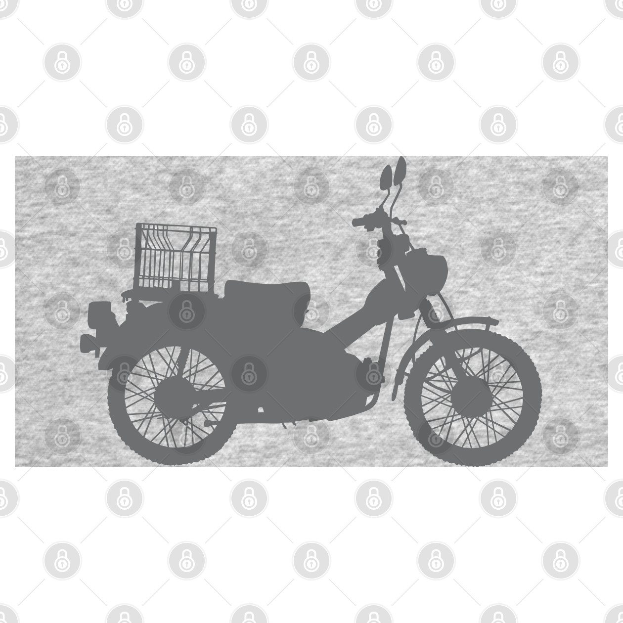 Postie Bike/Trail Bike With Crate - Postie Bike Trail 110 - T-Shirt | TeePublic