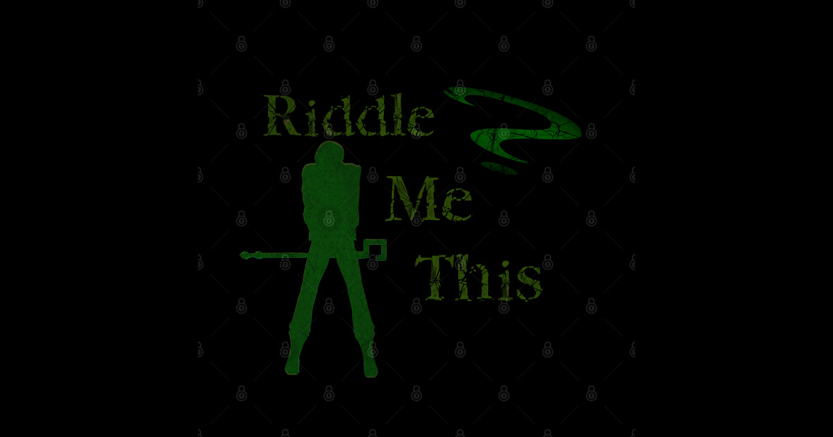 Riddle me this - Riddler - Sticker | TeePublic