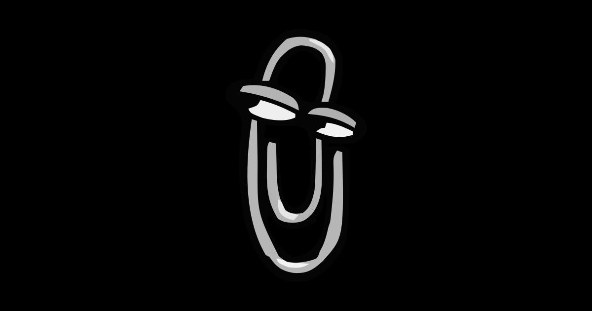 Classic Clippy - Microsoft - Sticker | TeePublic