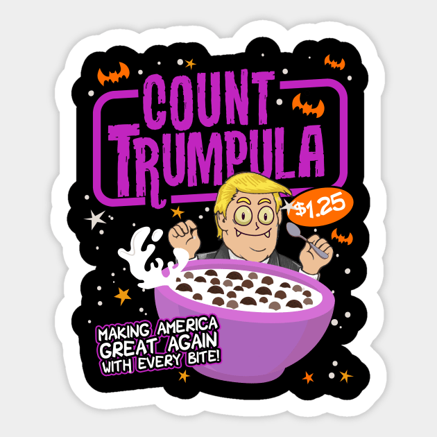 Count Trumpula - Donald Trump - Donald Trump - Sticker | TeePublic